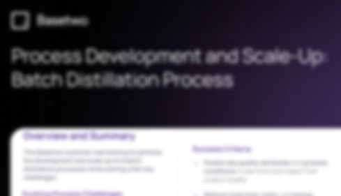 Process Development and Scale-Up of a Batch Distillation Process